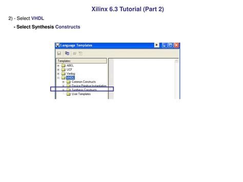 Ppt Xilinx 6 3 Tutorial Powerpoint Presentation Free Download Id