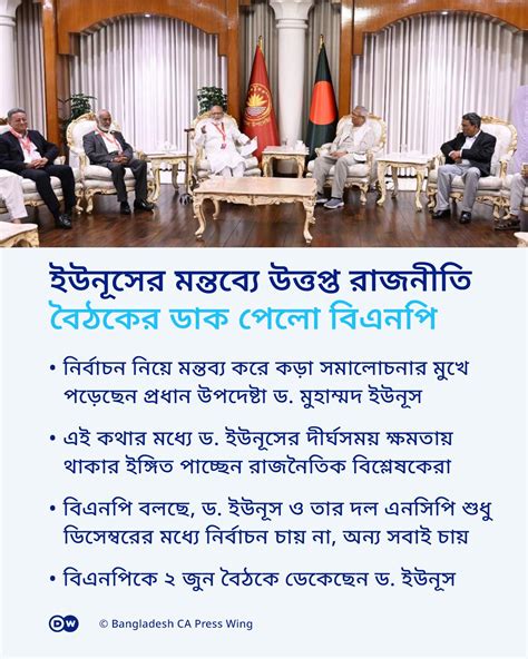 Dw ‘‘একটি মাত্র দল ডিসেম্বরের মধ্যে নির্বাচন চায় বিএনপিকে উদ্দেশ করে অন্তর্বর্তী