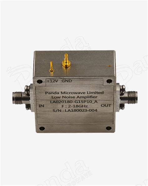 W Limiting Low Noise Amplifier Panda Microwave