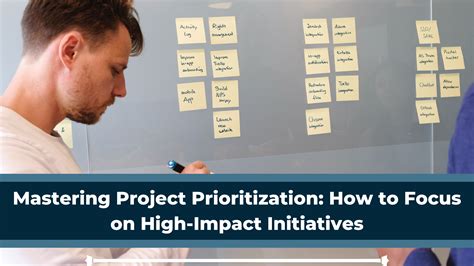 Mastering Project Prioritization How To Focus On High Impact Initiatives