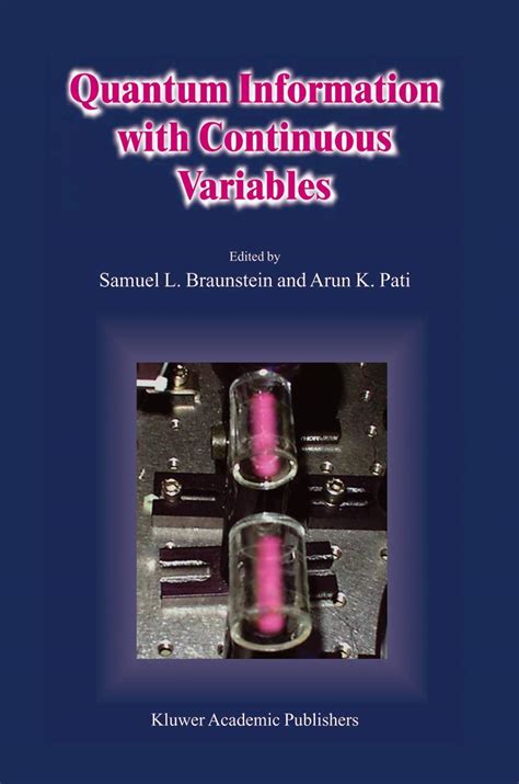 Buy Quantum Information With Continuous Variables Book Online At Low Prices In India Quantum