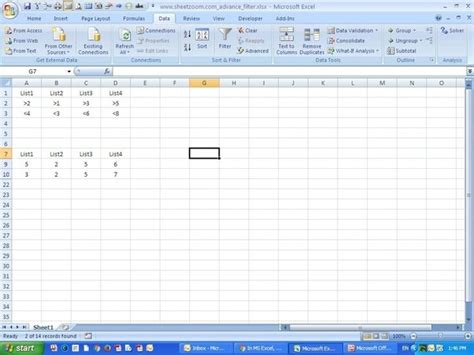 In Ms Excel How Do I Filter Multiple Columns Simultaneously With The Criteria Range For Each