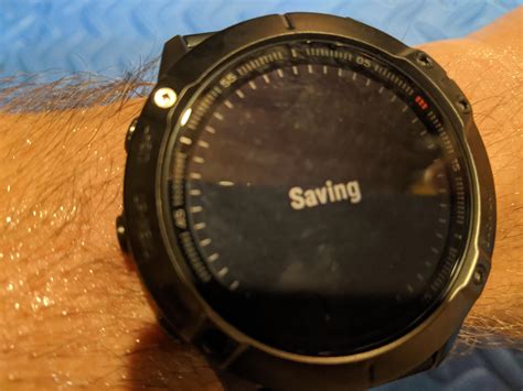 Fenix6 Stuck On Saving Can I Fix Save Run R Garmin