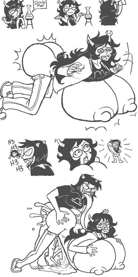 Rule 34 Breast Expansion Comic Futanari Homestuck Mindwipe Planetofjunk Tagme Terezi Pyrope