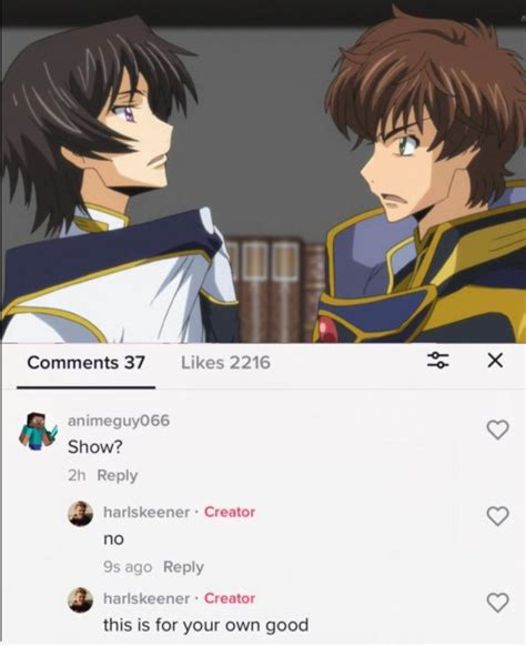 Mans Just Wanted The Sauce 😪 R Codegeass