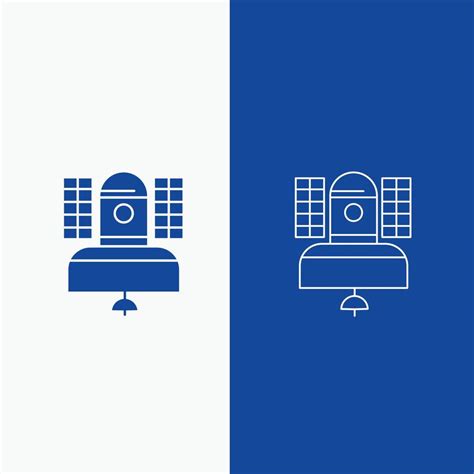 Satellite Broadcast Broadcasting Communication Telecommunication Line And Glyph Web Button