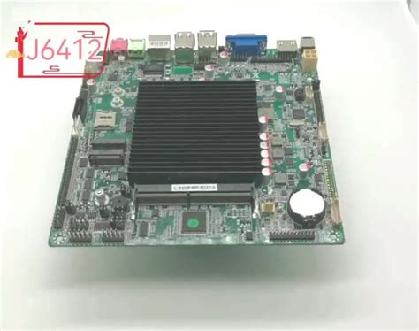 Buy Wholesale China J6412 Embedded Ddr4 Mini Itx Motherboard Fanless J6412 Mini Itx Motherboard