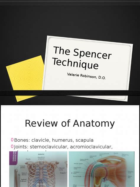 The Spencer Technique Pdf Shoulder Dance Science