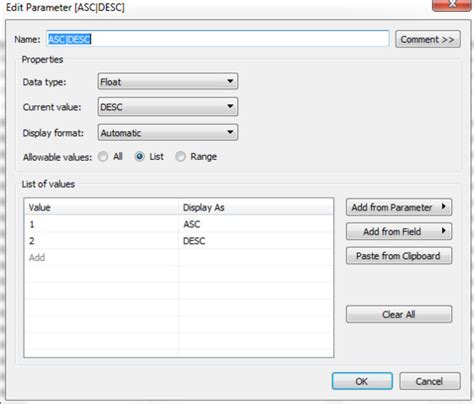 Sorting Functionality In Tableau Not Working