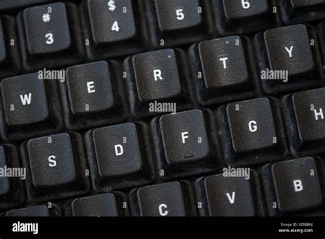 Part Of A Computer Keyboard Stock Photo Alamy