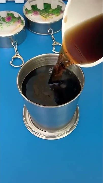 უჟანგავი ფოლადის დასაკეცი ჭიქა Youtube