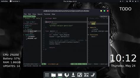 Ide Vim As Ide For Go Works Like Charm 😋 Devrant