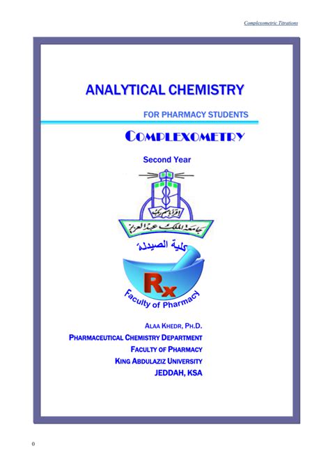 Which Indicators Are Used In Complexometric Titration At Crystal Twyman Blog