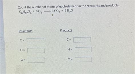 Answered Count The Number Of Atoms Of Each Bartleby