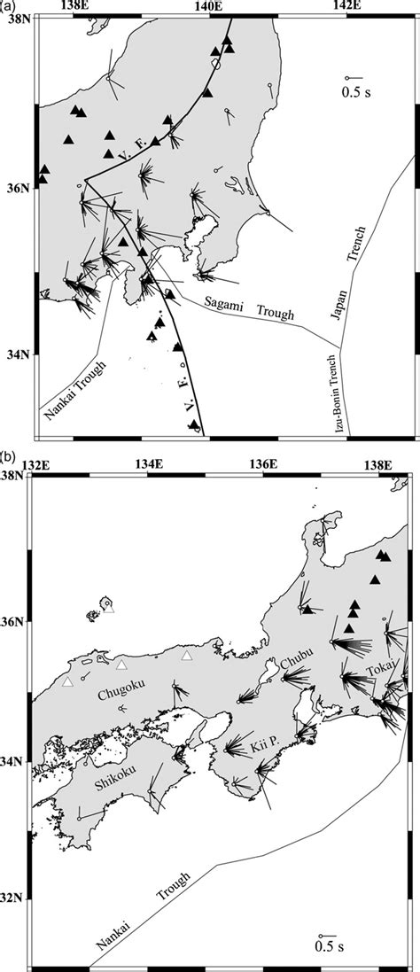 Splitting Vectors For All Observed Data Plotted At The Station Download Scientific Diagram