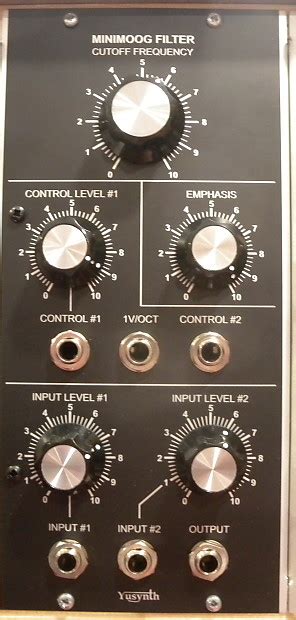 Yusynth MINIMOOG FILTER Reverb