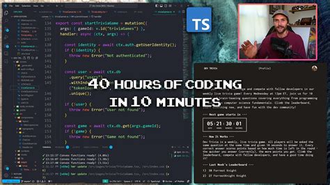 I Spent 40 Hours Coding This Youtube