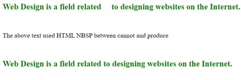 Html Nbsp Geeksforgeeks