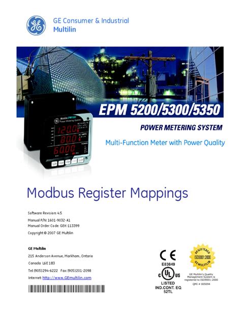 Modbus Register Bit Byte