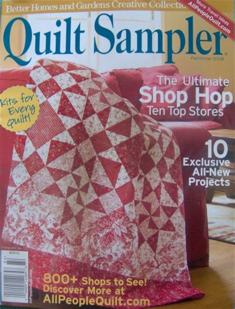Quilt Sampler Fall Winter Quilting Magazine From Better Homes And