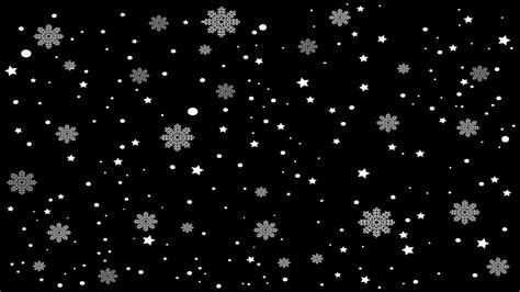 Snow Black Background Christmas Snowy Winter Design White Falling