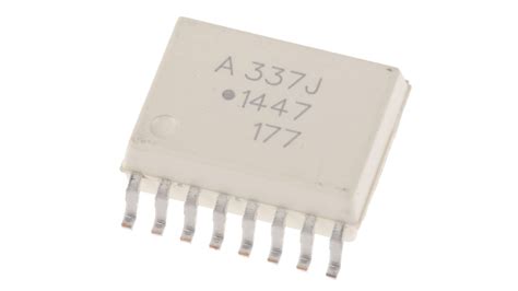 Broadcom Acpl 337j 000e Dc Input Igbt Gate Drive Mosfet Output Optocoupler Surface Mount 16