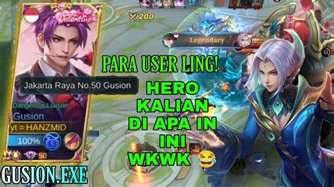 Gusion Montage Funny Moment Part 4🔥🤣 Youtube