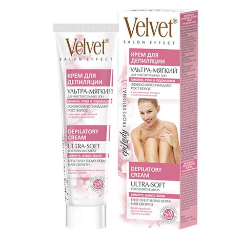 Velvet Крем для депиляции ультра-мягкий для чувствительных зон 125 мл 1 ...