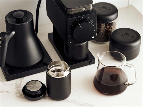 Combo Máy Xay Cà Phê Fellow Ode Grinder Black Và Lưỡi Xay Fellow Ode Gen 2 Brew Burr