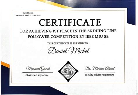 ieee arduino teamwork firstplace daniel michel