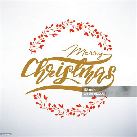 메리 크리스마스 글자와 인사말 카드 디자인입니다 벡터 일러스트입니다 광고에 대한 스톡 벡터 아트 및 기타 이미지 광고 금 금속 디자인 Istock