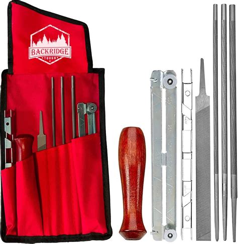 Buy Chainsaw Sharpener File Kit Flat 532 316 732 Inch Round Files Raker Tooth Depth Gauge