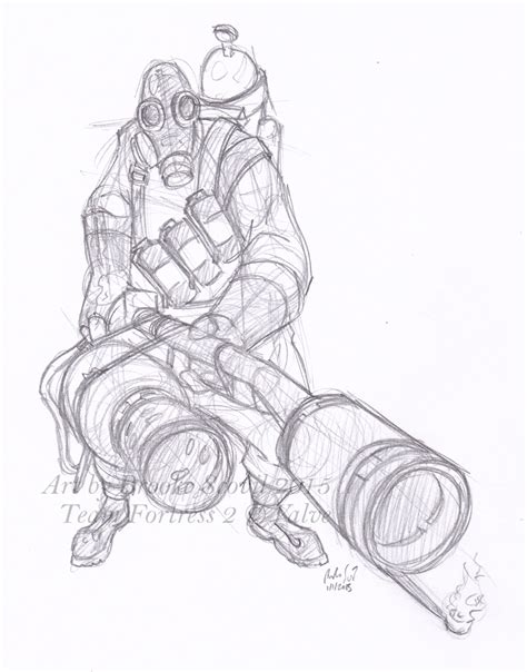 Tf2 Pyro Sketch By Birdofyore On Deviantart
