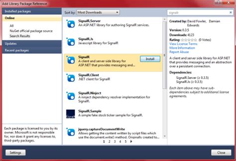 Real Time Asynchronous Web Pages Using JTable SignalR And ASP NET MVC