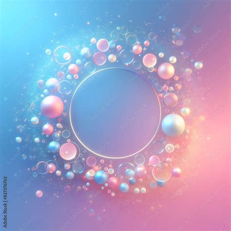 다양한 색상의 무지개색 보케 배경에 추상 빛나는 원과 거품이 있습니다 크리스마스 파티 휴일 생일 초대를 위한 흐릿하고 빛나는 축제 배경입니다 Stock