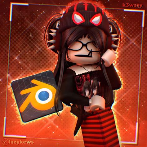 Roblox X Blender Korblox Meanie Extreme Headphones Girl Rich Roblox Gfx