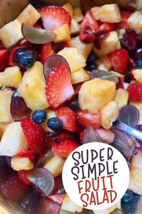 Super Simple Fruit Salad Recipe Southern Savers