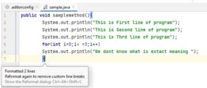 IntelliJ Format Code How To Create IntelliJ Formatting Code