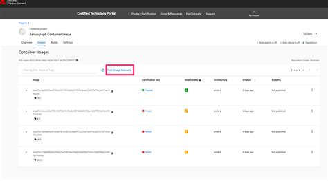 certify a janusgraph image and operator for publishing to the red hat