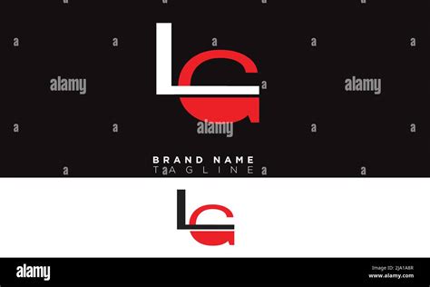 LG Alphabet Letters Initials Monogram Logo Stock Vector Image Art Alamy