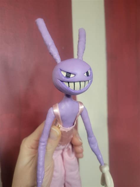 The Amazing Digital Circus Jax Poseable Handmade Art Doll Etsy