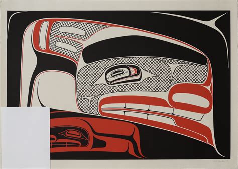 Wolf Inside Its Own Foot By Robert Davidson Haida Art