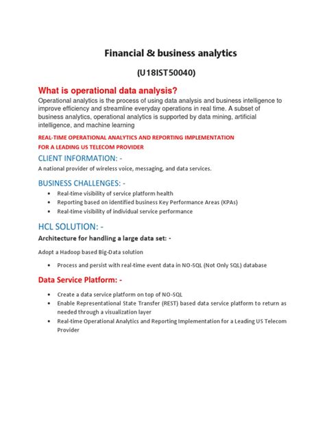 Operation Analytics Pdf Analytics Data