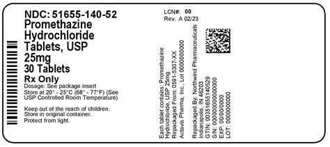 Dailymed Promethazine Hydrochloride Tablet