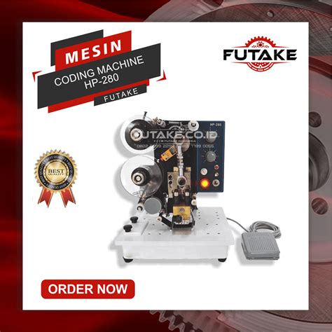 Mesin Coding HP 280 Semi Auto Mesin Pencetak Labelling Tanggal Kadaluarsa Futake Indonesia
