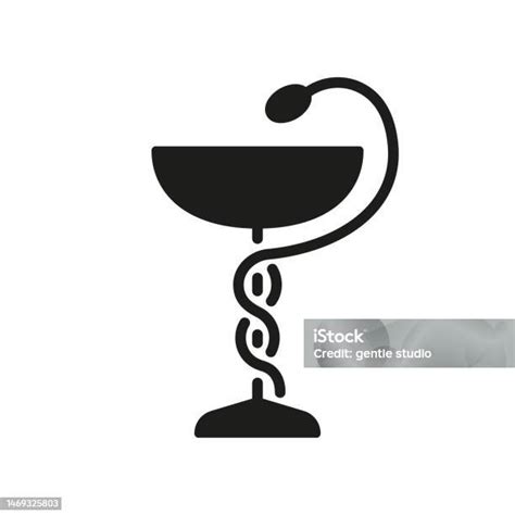 약국 엠블럼 제약 클리닉 약국 실루엣 아이콘 의료 병원 글리프 픽토그램 뱀 약국 약 아이콘과 그릇입니다 임상 구급차 지원 고립된