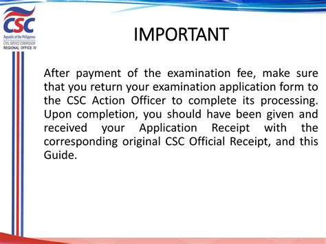 Examinees Guide In Taking Cse Ppt Ballpen Based Pptx