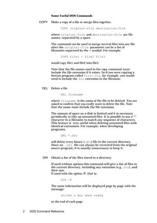 Basic Dos Commands Pdf