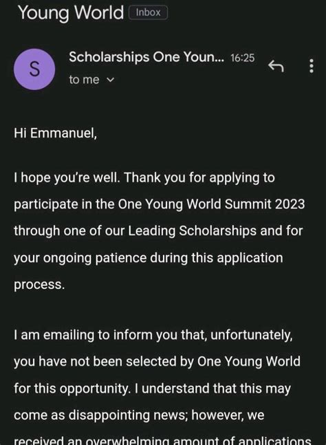 Emmanuel Nduka On Linkedin I Got Served A Rejection Mail The Other Day And For One Weird Reason