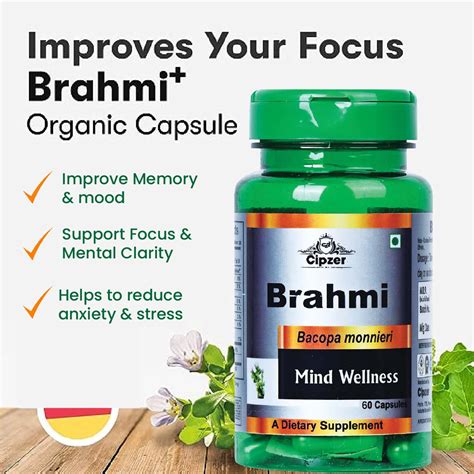 Buy Cipzer Brahmi Capsule Enhance Memory And Brain Function With